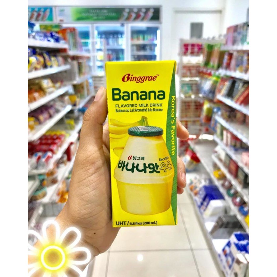 Jual Susu Pisang Korean Milk Halal Binggrae 200ML | Shopee Indonesia