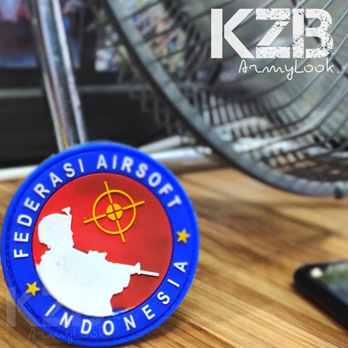 Jual Patch Rubber Velcro-Emblem Karet FEDERASI AIRSOFT INDONESIA ...