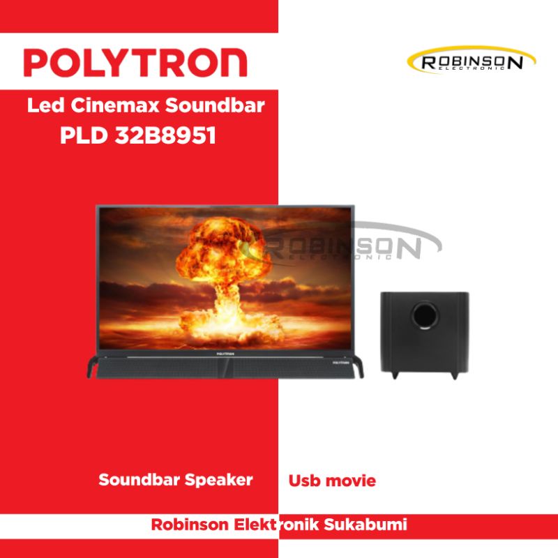 Jual Led Polytron Cinemax Soundbar 32" PLD32BV1558 (DIGITAL) | Shopee Indonesia