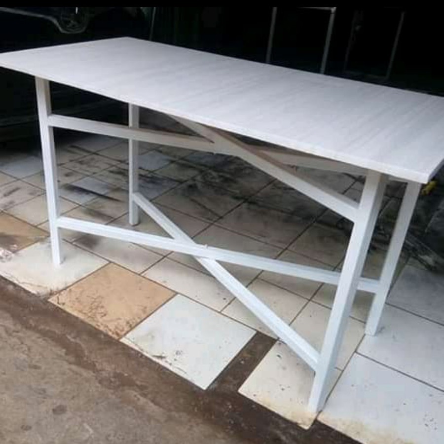 Jual Meja Lipat Bar Finishing HPL / Meja Bazar / Meja Catering 110x50cm ...