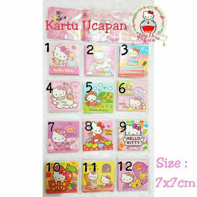 Jual Kartu Ucapan Hellokitty | Shopee Indonesia