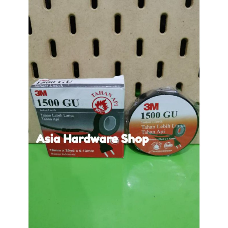 Jual Isolasi Solasi Kabel Listrik 3m Tahan Api Panas 1500 GU 3 M Electric Tape | Shopee Indonesia