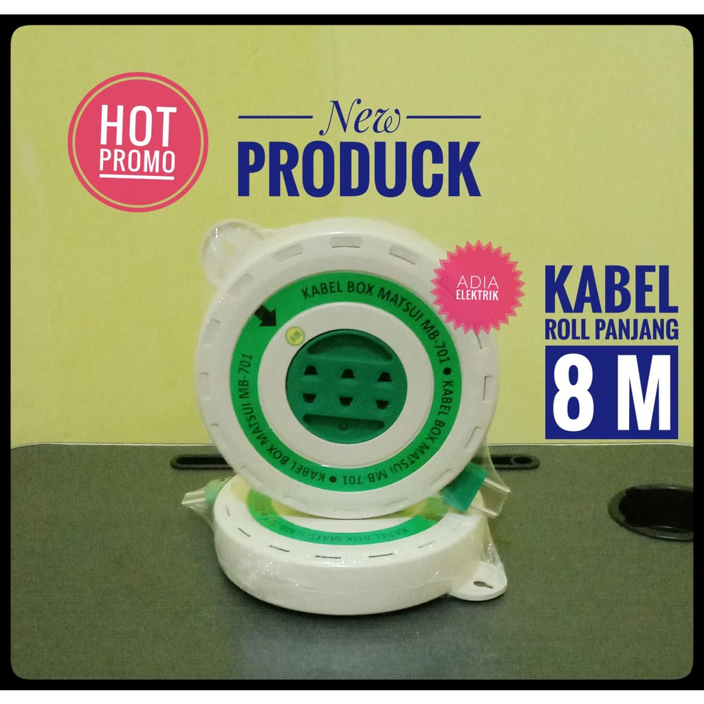 Jual Kabel Roll / Kabel Listrik 1 roll 8 Meter / Kabel rollan / Kabel ...