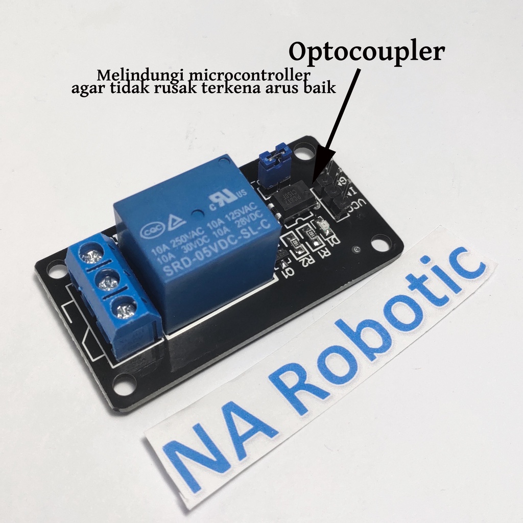 Jual Relay Module 1 Ch 5V with Optocoupler | Shopee Indonesia