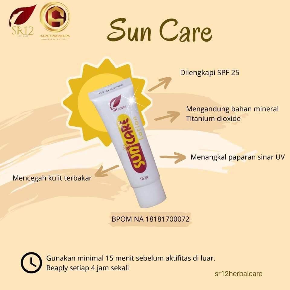 Jual Sun Care SR12/ Sun Blok Penangkal Paparan Sinar UV/Sun Care with ...