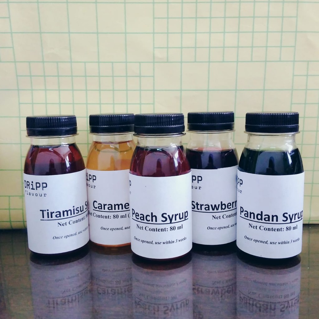 Jual DRiPP Syrup Sample Package (Paket 5 Botol DRiPP Syrup 80 ML ...