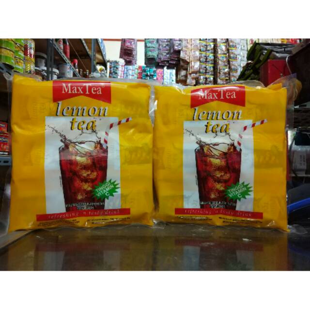Jual Lemon Tea Max Tea 25gr (1pak = 30sachet) | Shopee Indonesia