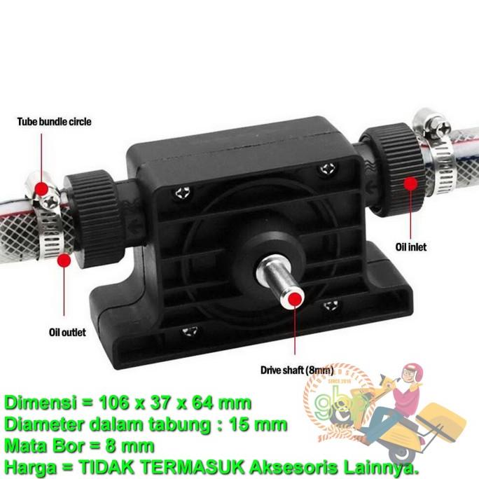 Jual alat Pompa Air Bensin Oli Mini Manual Bor Electric Drill Powered ...