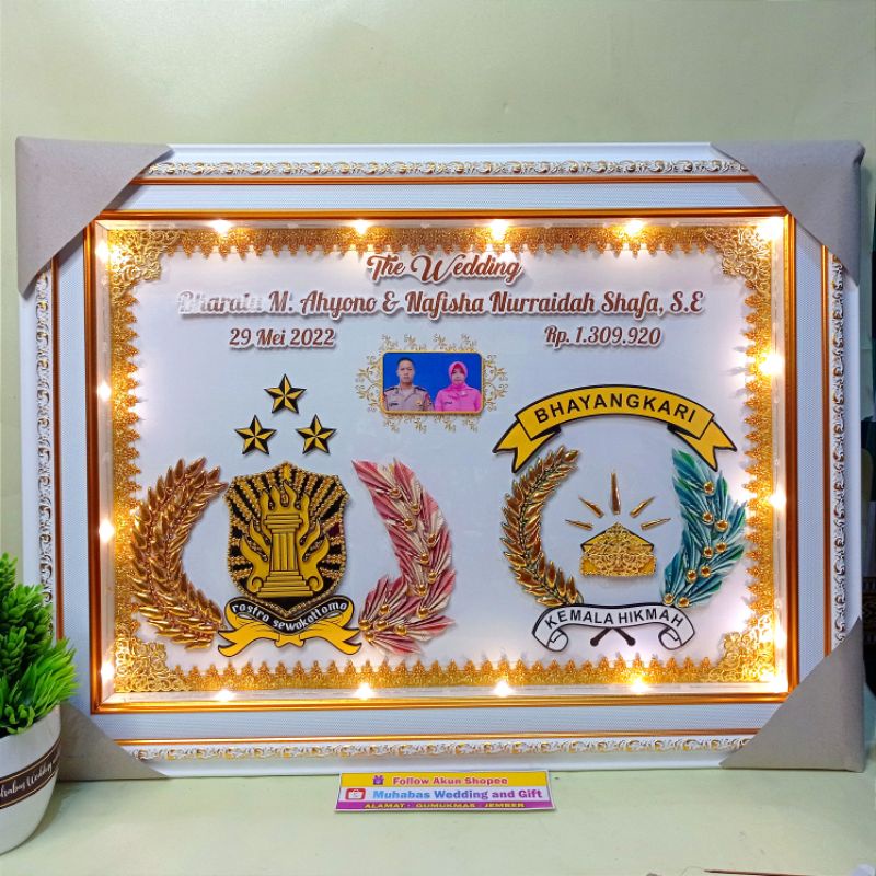 Jual Mahar Logo POLRI Mahar Polisi Mahar Bhayangkari Mahar Abdi Negara ...