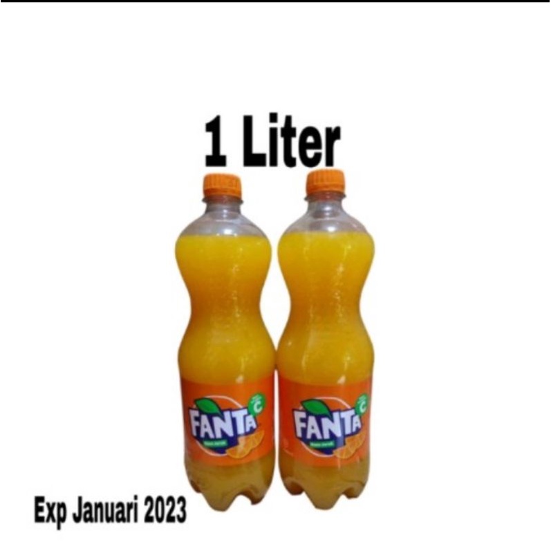 Jual fanta orange 1 liter | Shopee Indonesia
