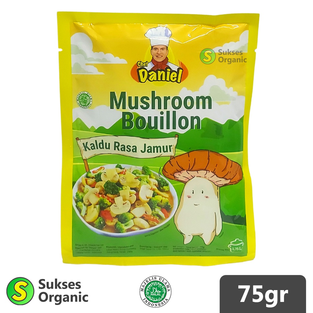 Jual KALDU RASA JAMUR Mushroom Bouillon CHEF DANIEL 75gr | Shopee Indonesia