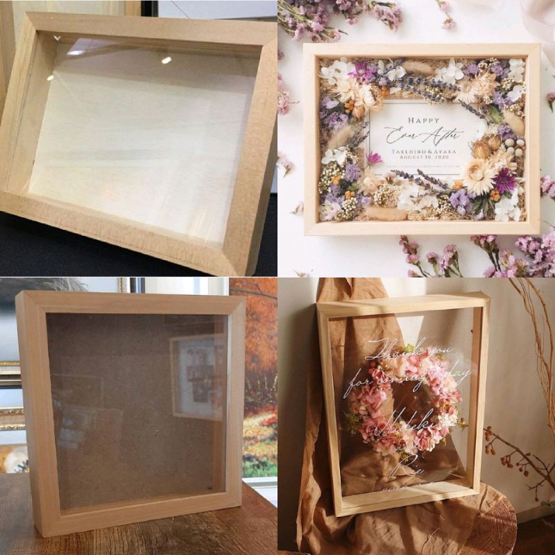 Jual BINGKAI KAYU RUSTIC UKURAN 30X40CM KUALITAS PREMIUM | Shopee Indonesia