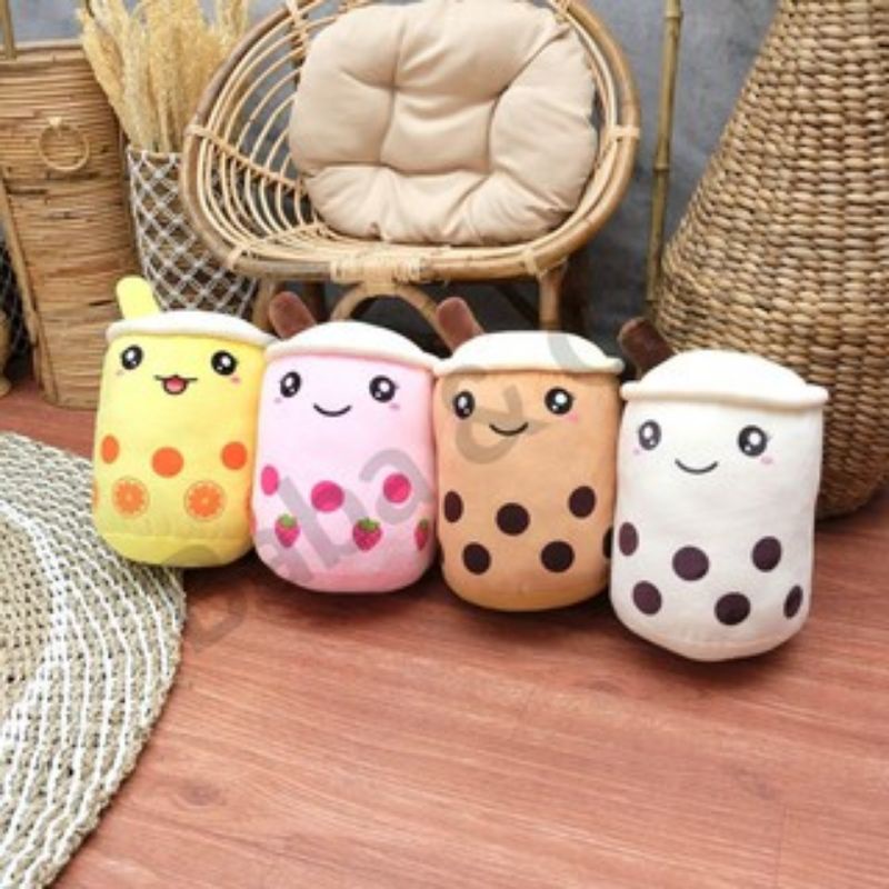 Jual boneka viral boba milk tea murah lucu imut (S) | Shopee Indonesia
