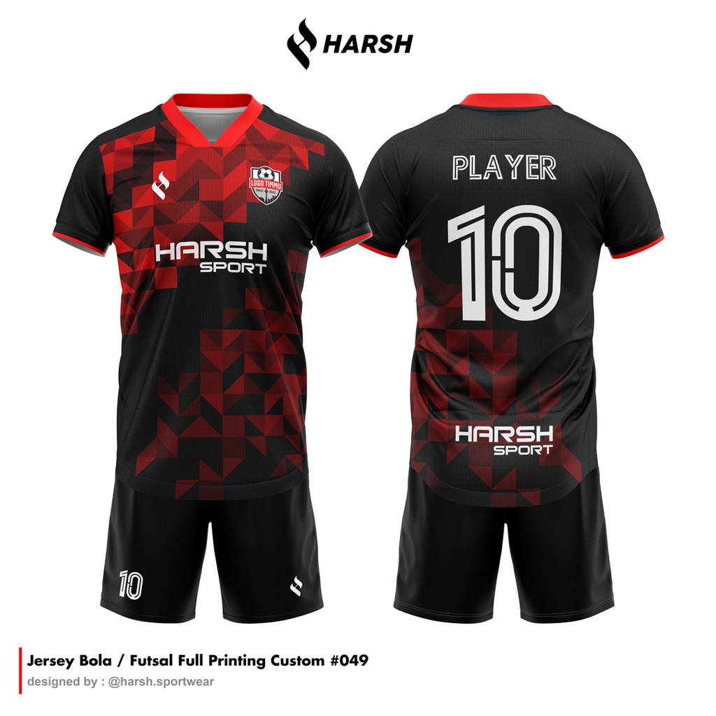 Jual Jersey Futsal Custom Full Printing Free Nama Punggung Dan Nomor ...