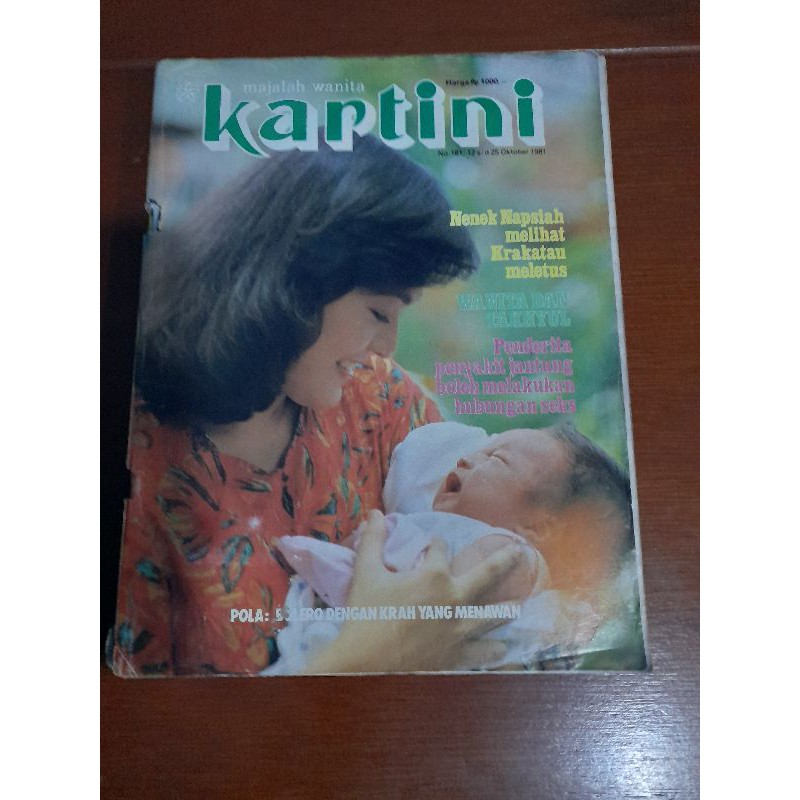 Jual Majalah Wanita Kartini No.181 Edisi 12 OKTOBER - 25 OKTOBER 1981 ( Bekas Original & Segel ...