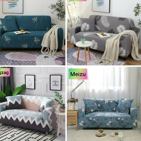 Jual F82S [Original] SOFA ELIS Sarung Sofa 1 2 3 4 Seater Sarung ...