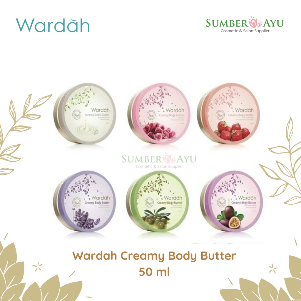 Jual Wardah Creamy Body Butter 50 ml | Wardah Body Butter | Shopee ...