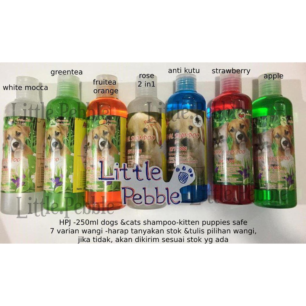 Jual HPJ SHAMPO sampo anjing kucing 5 varian 2in1 sampoo kutu 250ML ...
