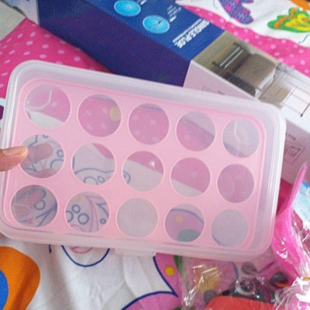 Tempat Box Telur 15 Lubang Sekat Kotak Box Organizer Telor (WARNA ...