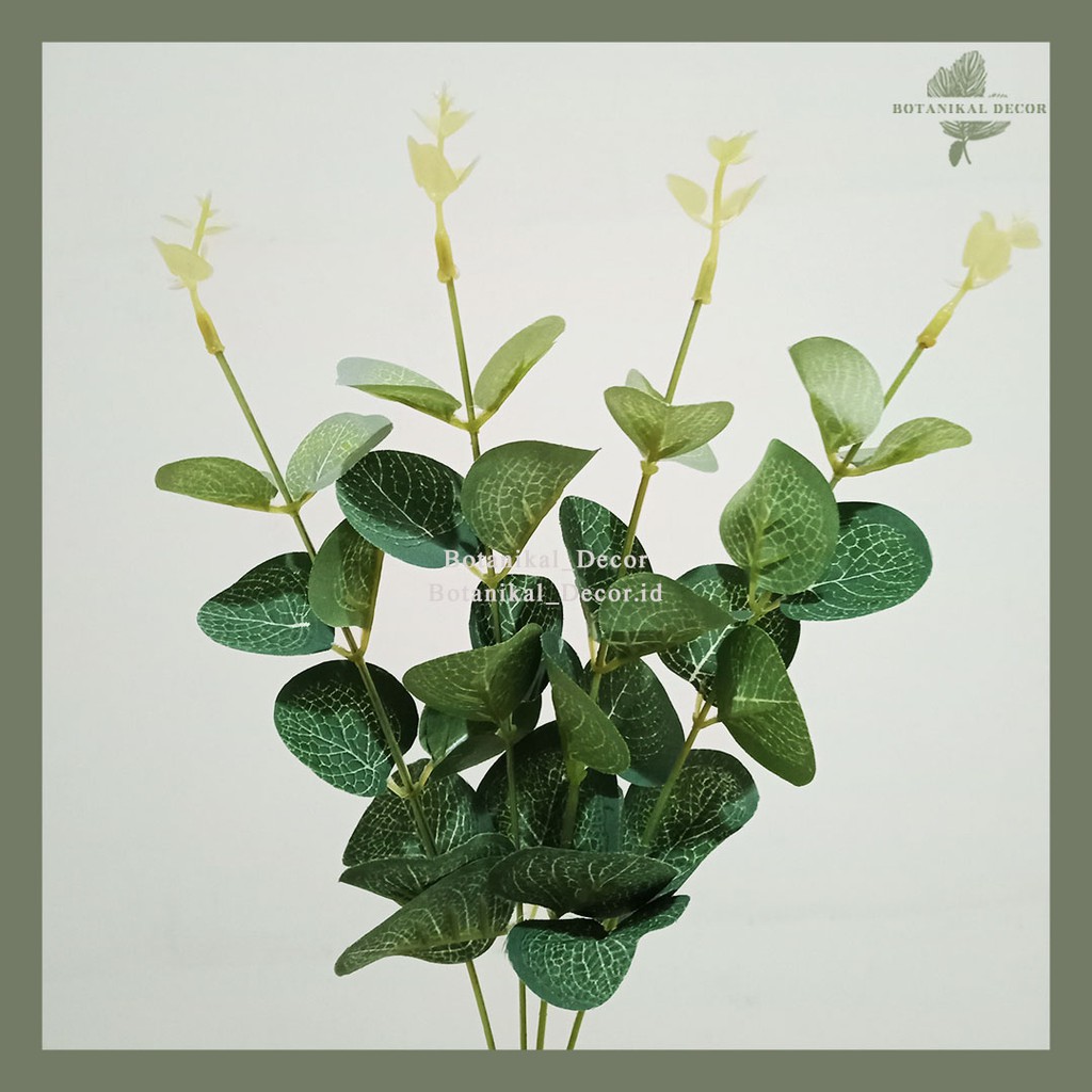 Jual Artificial Eucalyptus Leaf Daun Tanaman Palsu Imitasi Plastik ...