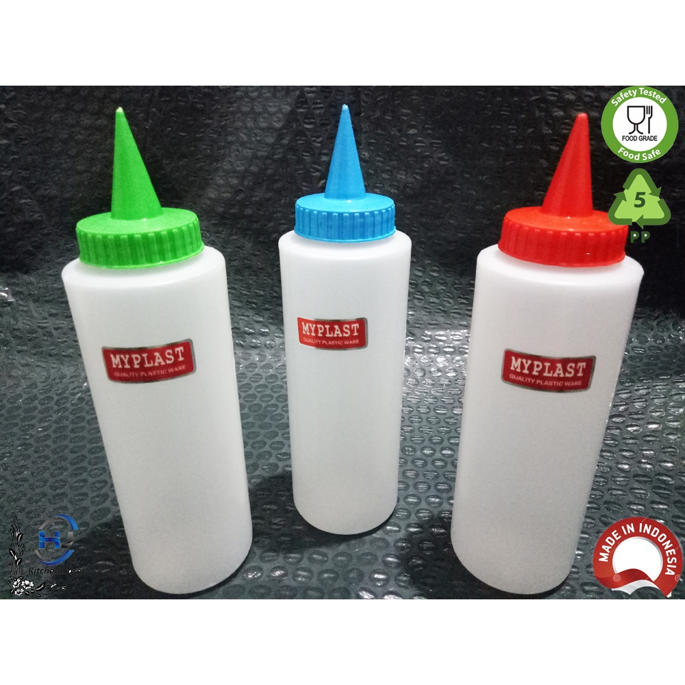Jual Botol Mayonaise 300ml / Botol Kecil / Botol Lancip / Botol Saos ...