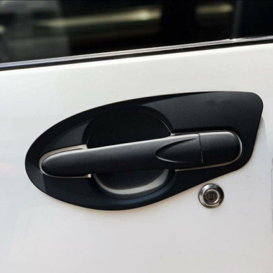 Jual Paket outer dan handle pintu mobil all new avanza hitam doff ...