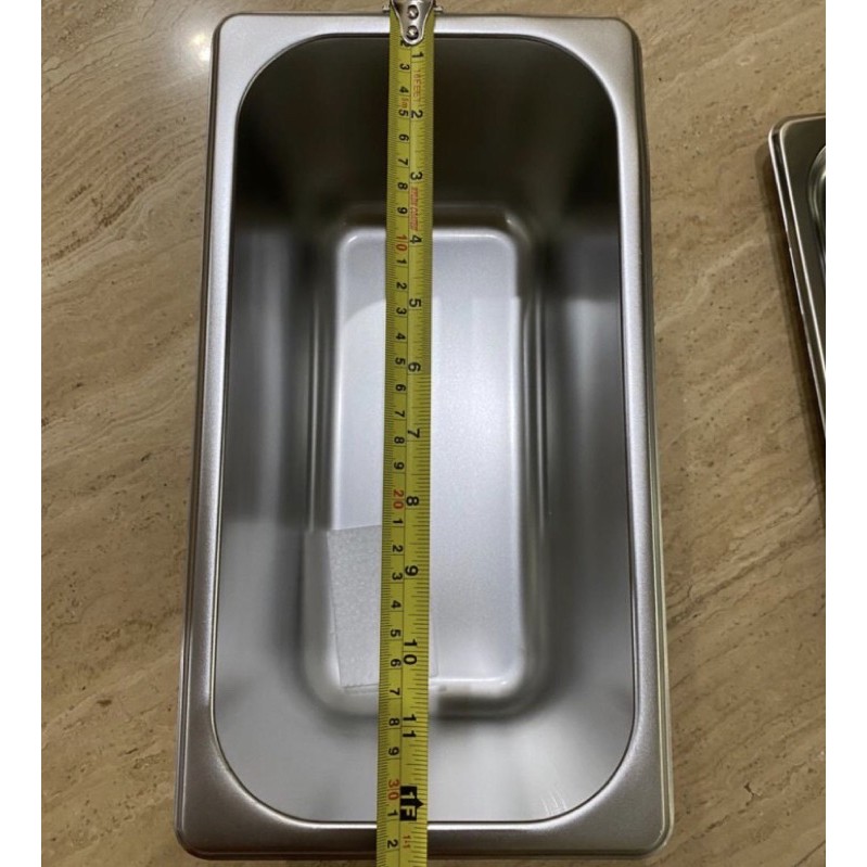 Jual insert 1/3 10cm gastronom food pan chafing dish stainless steel ...