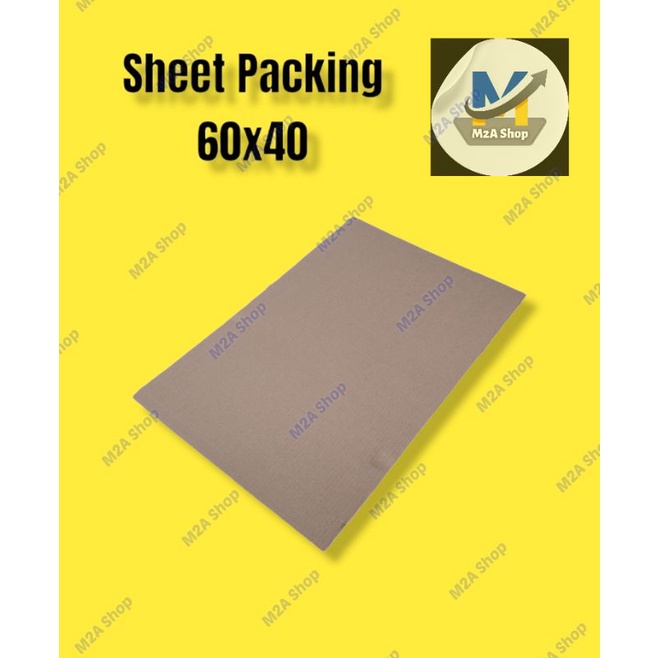 Jual Sheet Packing 60x40 || Kardus Lembaran || Karton | Shopee Indonesia