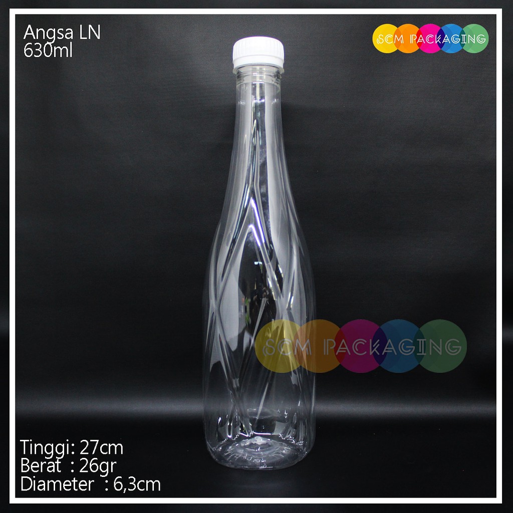 botol plastik pet 630ml 600ml angsa kemasan minuman kopi susu madu sirup jus juice sari buah ...
