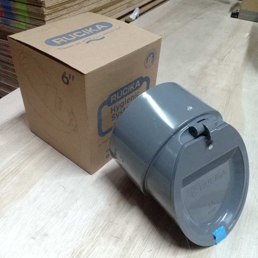 Jual RUCIKA BACK FLOW VALVE PVC 6 inch | Shopee Indonesia