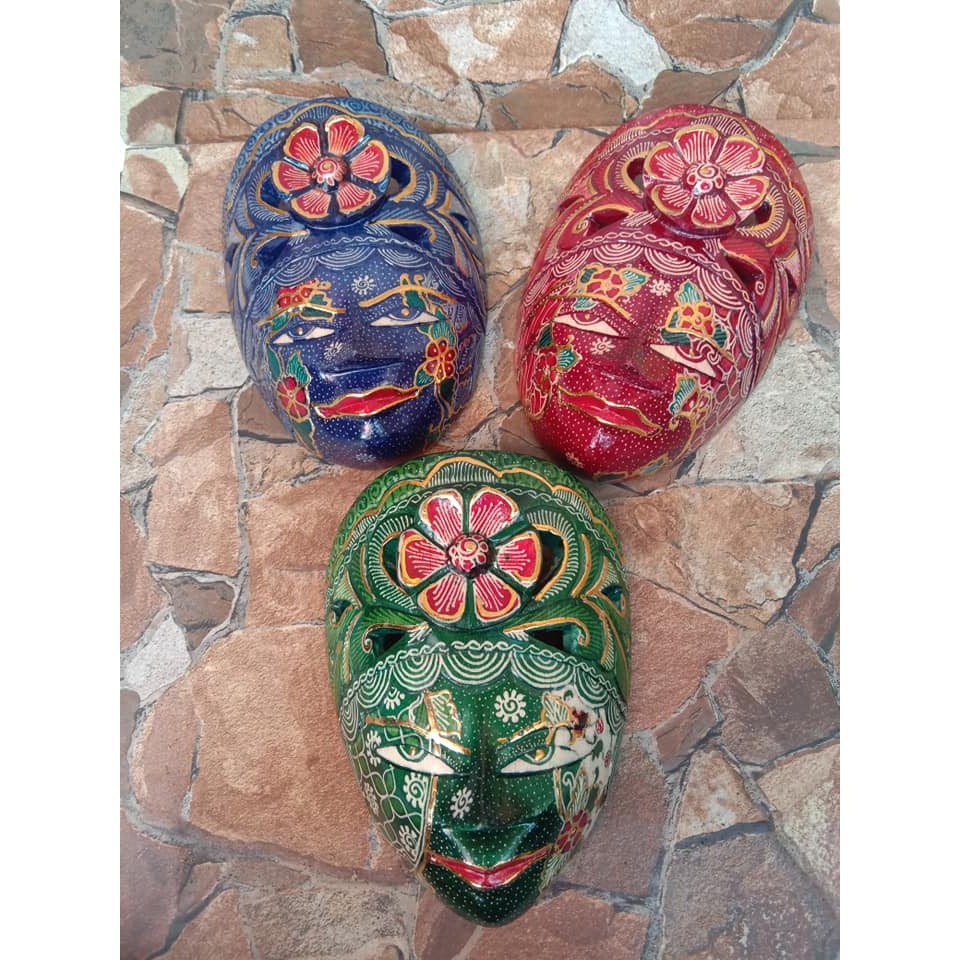 Jual Topeng Batik Kembang Krawang L prodo | Shopee Indonesia