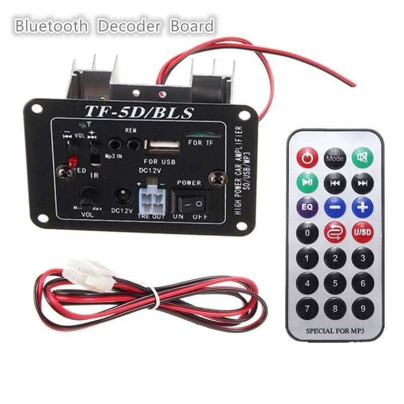Jual Modul Subwoofer Amplifier 12V Mono USB micro SD Line in Remote ...