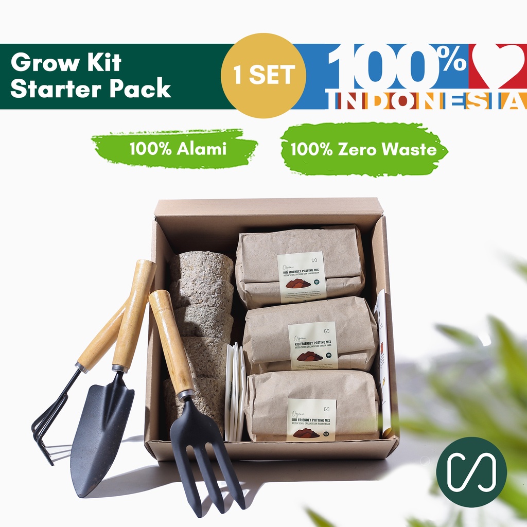 Jual Sustaination Paket Berkebun Tanaman Organik Lengkap - Grow Kit ...