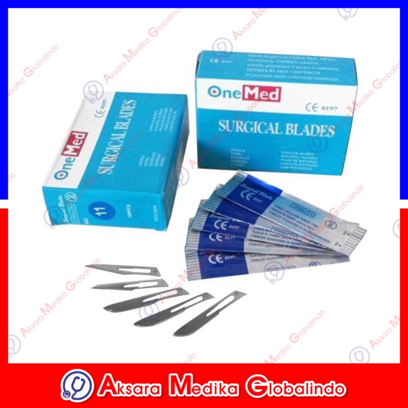 Jual SURGICAL BLADES NO 11 ONEMED #AMG | Shopee Indonesia
