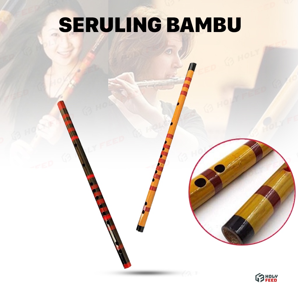 Jual Seruling Bambu Tradisional Professional Flute Bamboo Woodwind ...