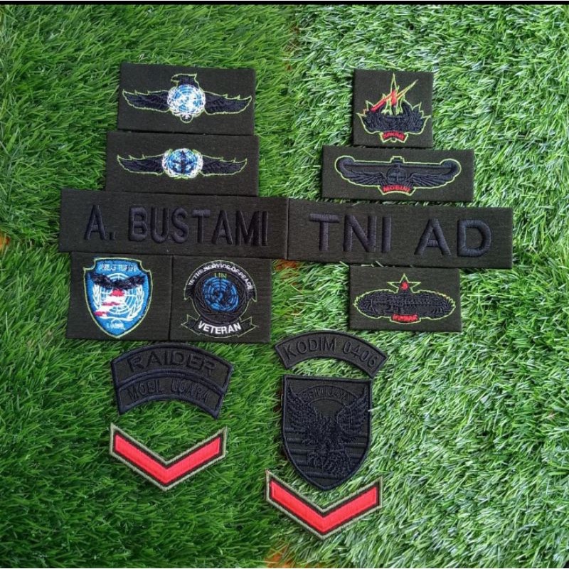 Jual 1 Set Atribut Bordir Mika Seragam TNI | Shopee Indonesia Jual 1 Set Atribut Bordir Mika Seragam TNI | Shopee Indonesia