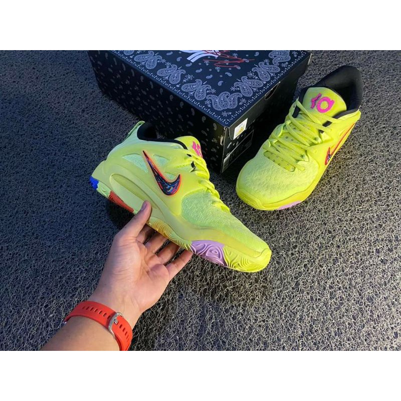 Jual Sepatu Basket Nike KD 15 Aimbot Stabilo Kevin Durant | Shopee ...