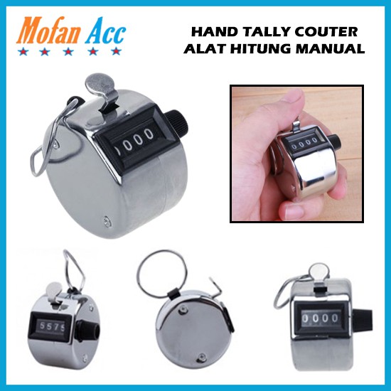 Jual Alat bantu hitung Manual Hand Tally FINGER COUNTER H102-4 ...