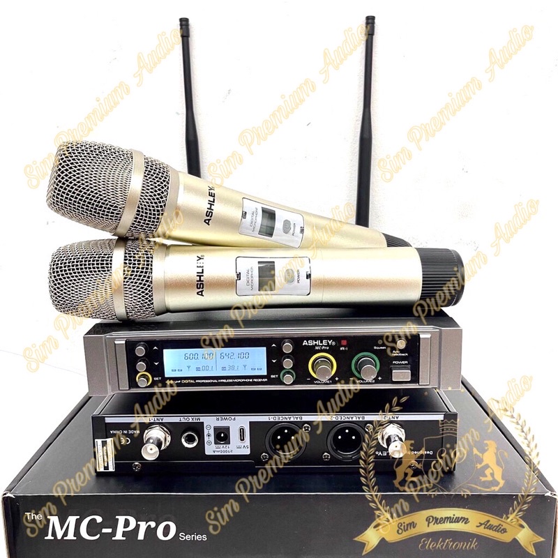 Jual MIC WIRELESS ASHLEY MC PRO / MCPRO ANTI FEEDBACK ORIGINAL ASHLEY ...