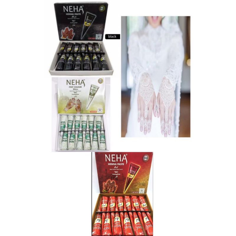 Jual NEHA HENNA PASTE / HENNA HALAL BPOM | Shopee Indonesia