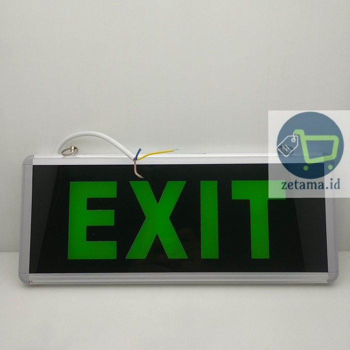 Jual Update Lampu Exit / Emergency Exit Lamp Tulisan Hijau Gilaa ... Jual Update Lampu Exit / Emergency Exit Lamp Tulisan Hijau Gilaa ...