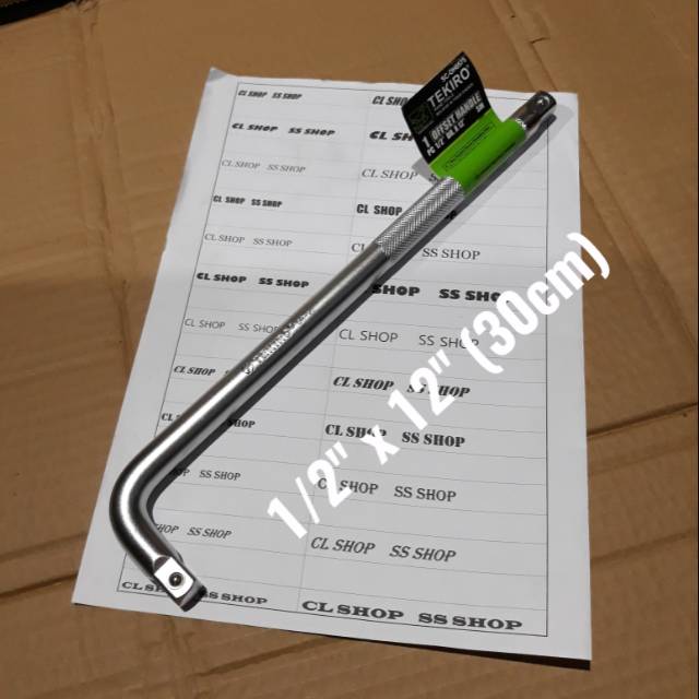 Jual STANG KUNCI SOCK L 1/2" gagang mata sok TEKIRO panjang 12" 300mm ...