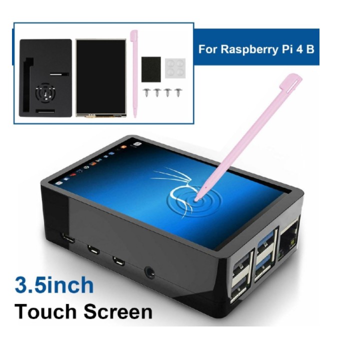 Jual LCD Touchscreen 3.5 inch + Casing Raspberry Pi 4 Layar Monitor ...