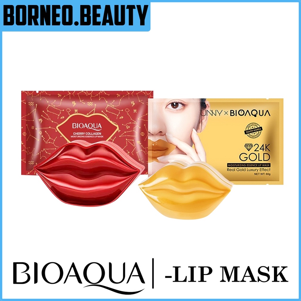 Jual Bioaqua Cherry collagen Moisturizing Essence Lip Mask Moisturizing ...