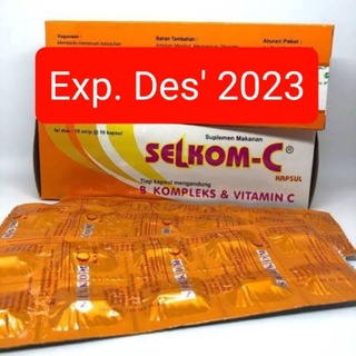 Jual SELKOM C 500mg Strip Multivitamin seperti Samcorbex | Shopee Indonesia