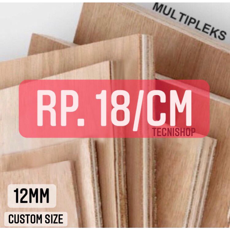 Jual Triplek / Multipleks 12mm custom potongan sesuai ukuran Indonesia ...
