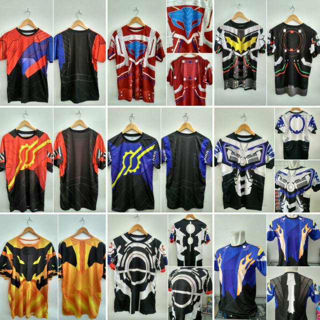Jual T-SHIRT SUBLIME KAOS BAJU KAMEN RIDER BUILD | Shopee Indonesia