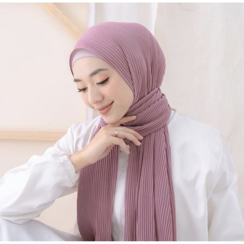 Jual Pashmina plisket / pashmina diamond | Shopee Indonesia