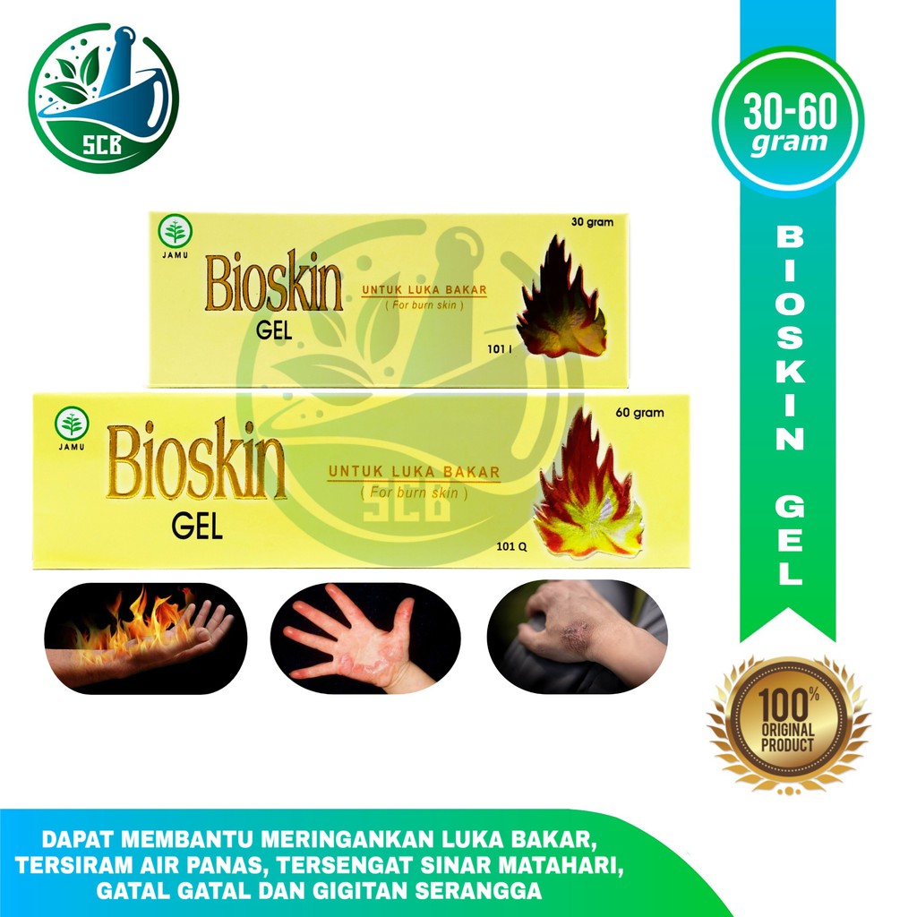 Bioskin Gel All Varian - Obat Salep Luka Bakar 30 GR | pgmall