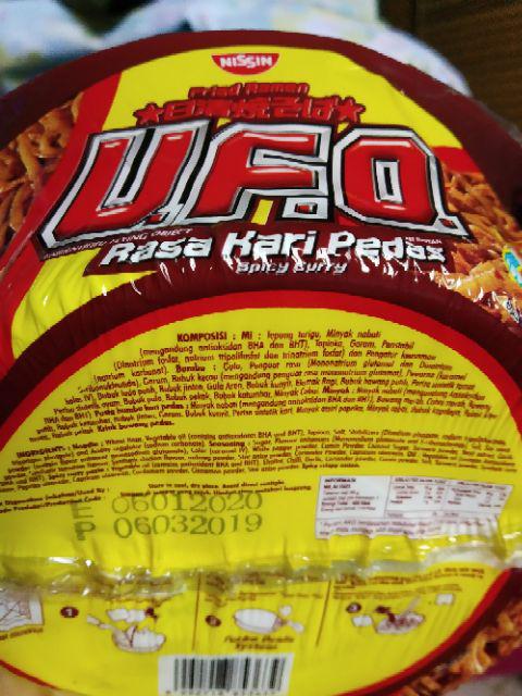 Nissin Mie UFO Fried Ramen Rasa Saus Jepang / Kari Pedas 100 Gram ...